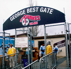 George Best | New entrance at Buck Shaw Stadium | San Jose Earthquakes ...