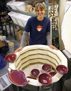 Mary Dorsch creates recycled guilt-free pottery in her San Jose Rose ...
